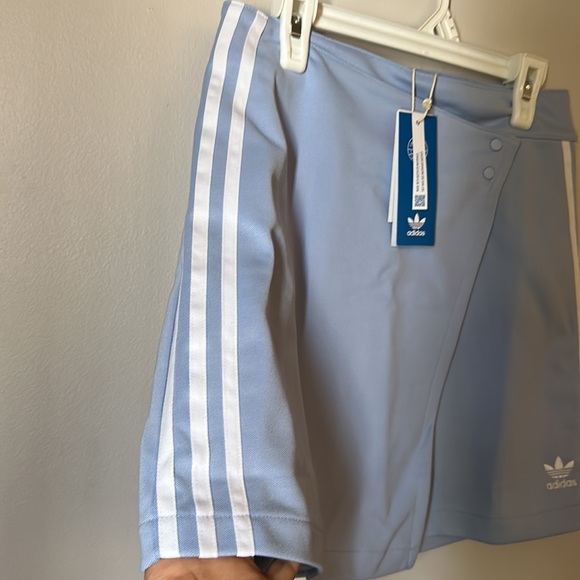 adidas | Skirts | Adidas Blue Wrap Skirt Nwt | Poshmark